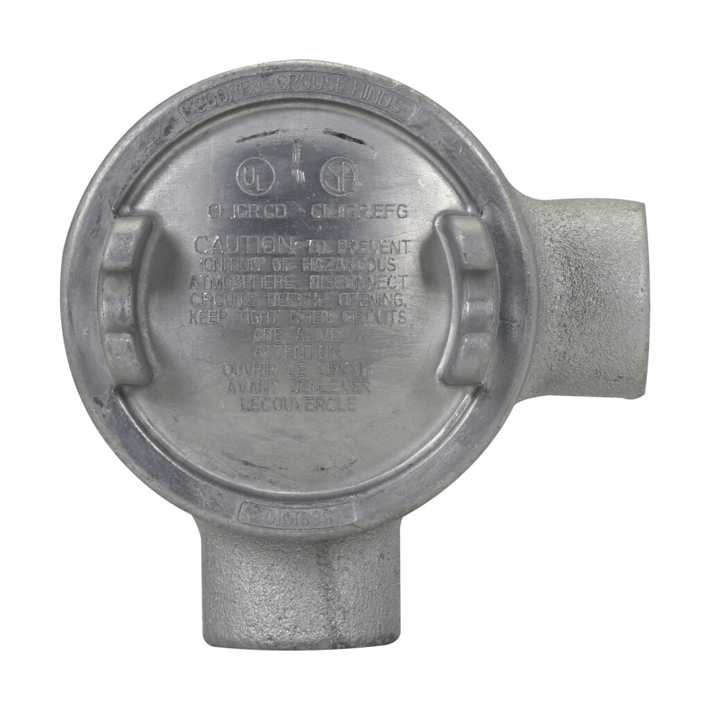 Crouse Hinds Condulet GUA Conduit Outlet Box with Cover, Type: M, Sizes ...